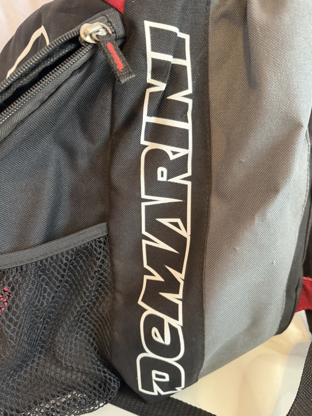Demarini Backpack Baseball Softball Bat Bag Red & Black Adjustable ...
