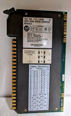 Allen Bradley 1771-VHSC B Very High Speed Counter Module, PN 96221074 A01 | eBay