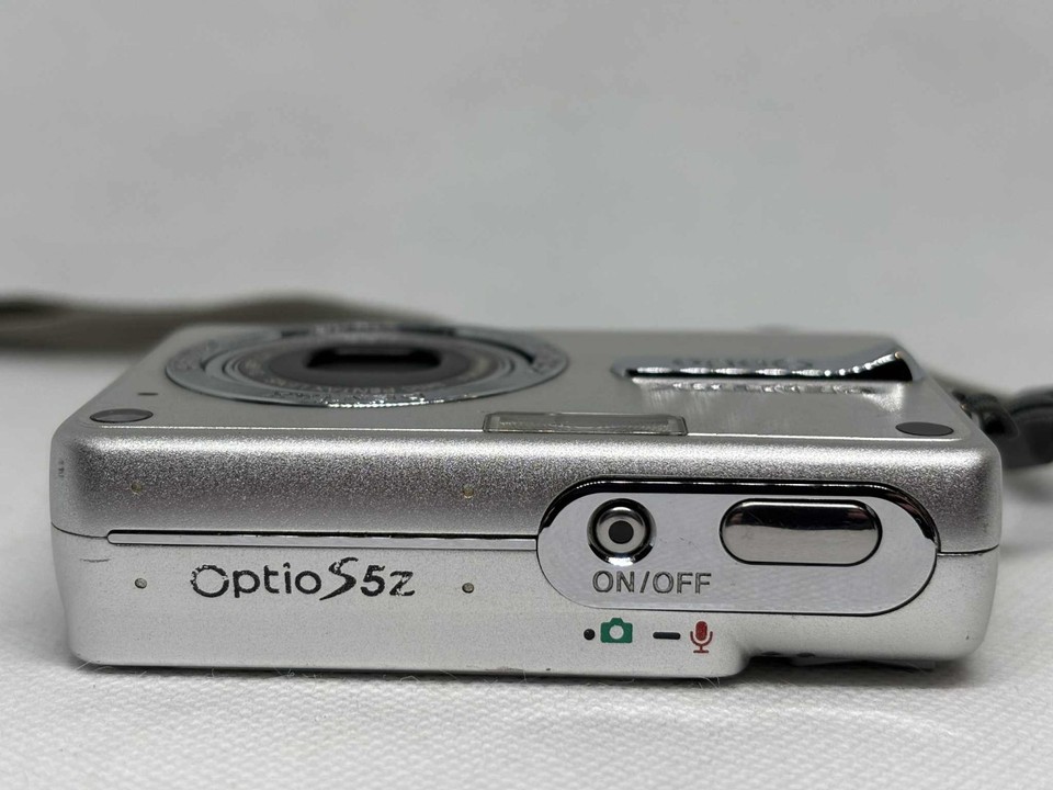 Pentax Optio S5Z 5.0MP Compact Digital Camera Silver - Working | eBay UK
