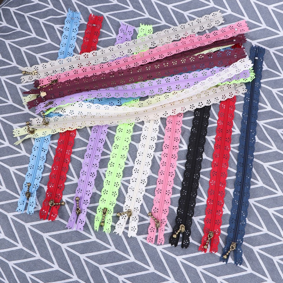 20 Pcs Zips Clothing Garments Zipper Sewing Colorful Zippers ...