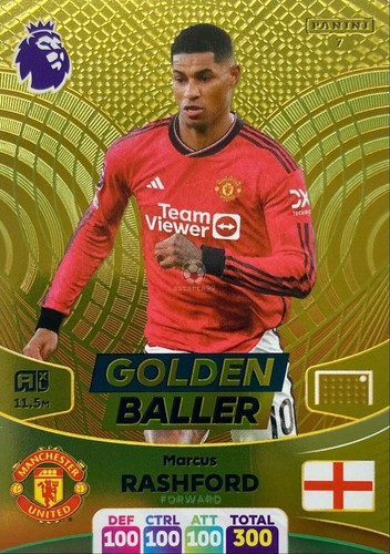 Gold Baller Marcus Rashford - Card Value