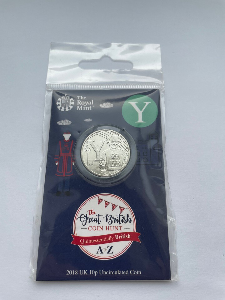 10P A-Z ALPHABET 10 PENCE 2018 & 2019 UNCIRCULATED COINS - VARIOUS ...