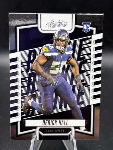 Derick Hall 2023 Panini Absolute Football Rookie RC #165 Seattle ...