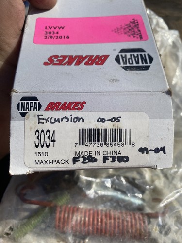 (MC21) Napa Maxi-Pack Brake Parts Kit 3034 | eBay