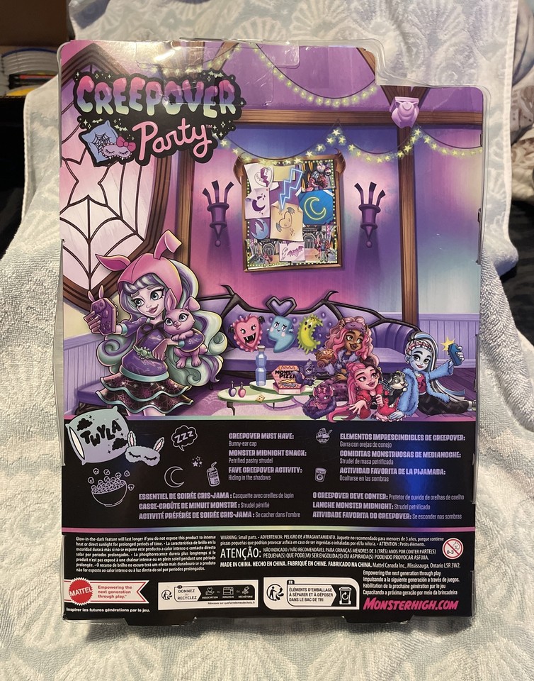 Monster High Creepover Party TWYLA Doll w/Dustin & Accessories NEW | eBay