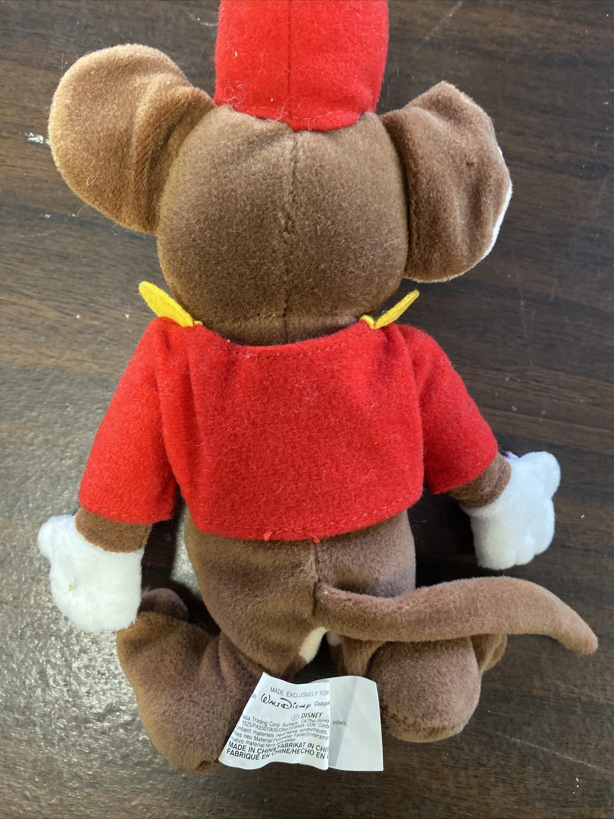 Disney Parks Dumbo Timothy Q Mouse Ringmaster Circus 8" Plush Authentic ...