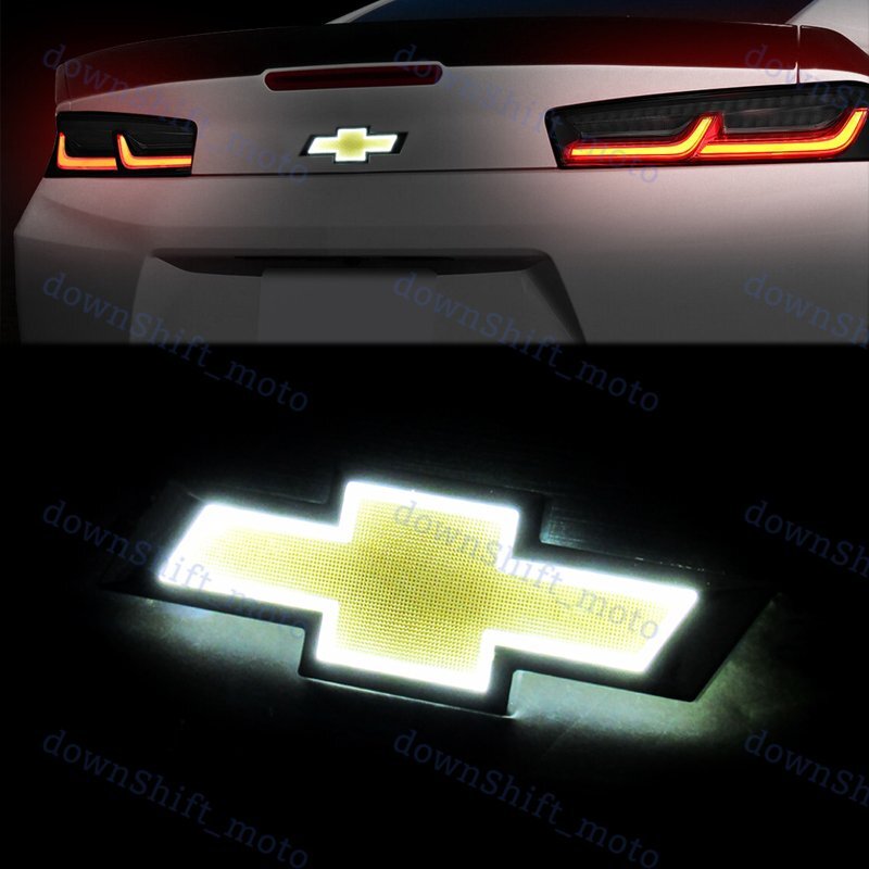 WHITE 5D LED Car Auto Tail Light Badge Lamp Emblem For CHEVROLET CRUZE ...