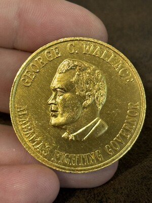 George C. Wallace Alabama Fighting Governor “Let The People Speak Medal ...