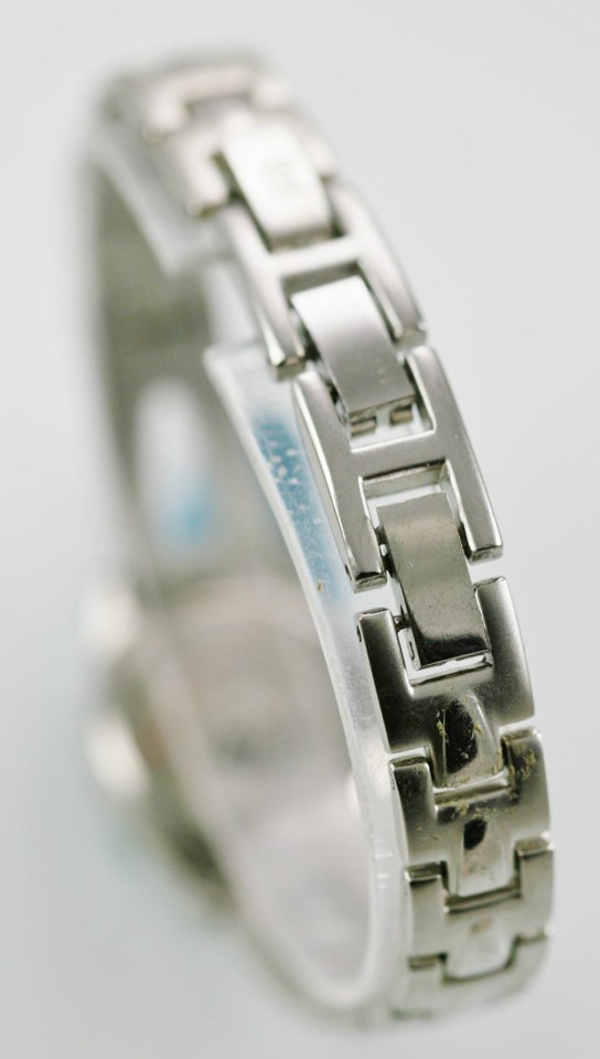 LEI Watch Women Stainless Steel Silver Water Resistant Battery Pale ...