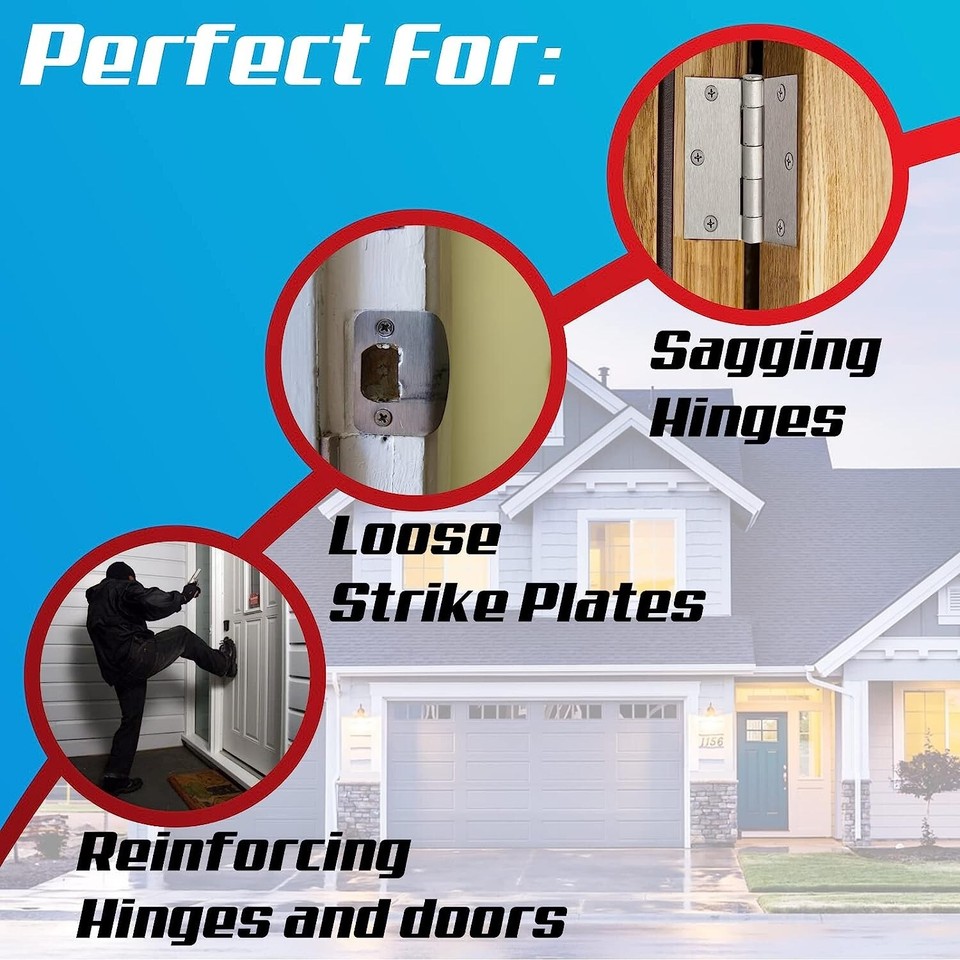 Eagle Claw Fasteners | Easy DIY Stripped Screw Hole Door Hinge Repair ...