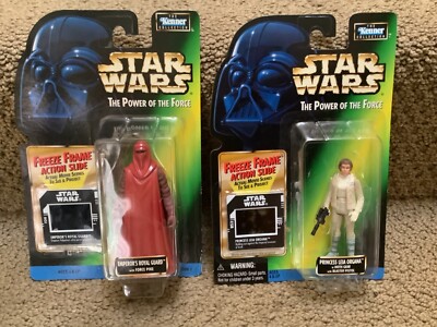Kenner FREEZE FRAME Action Figure LOT Star Wars POTF Hoth Leia, Royal ...