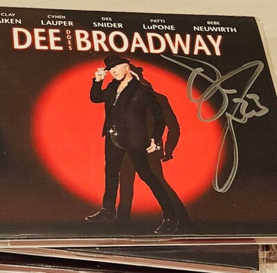 Dee Snider signed cd autographed dee does Broadway Twisted Sister ...