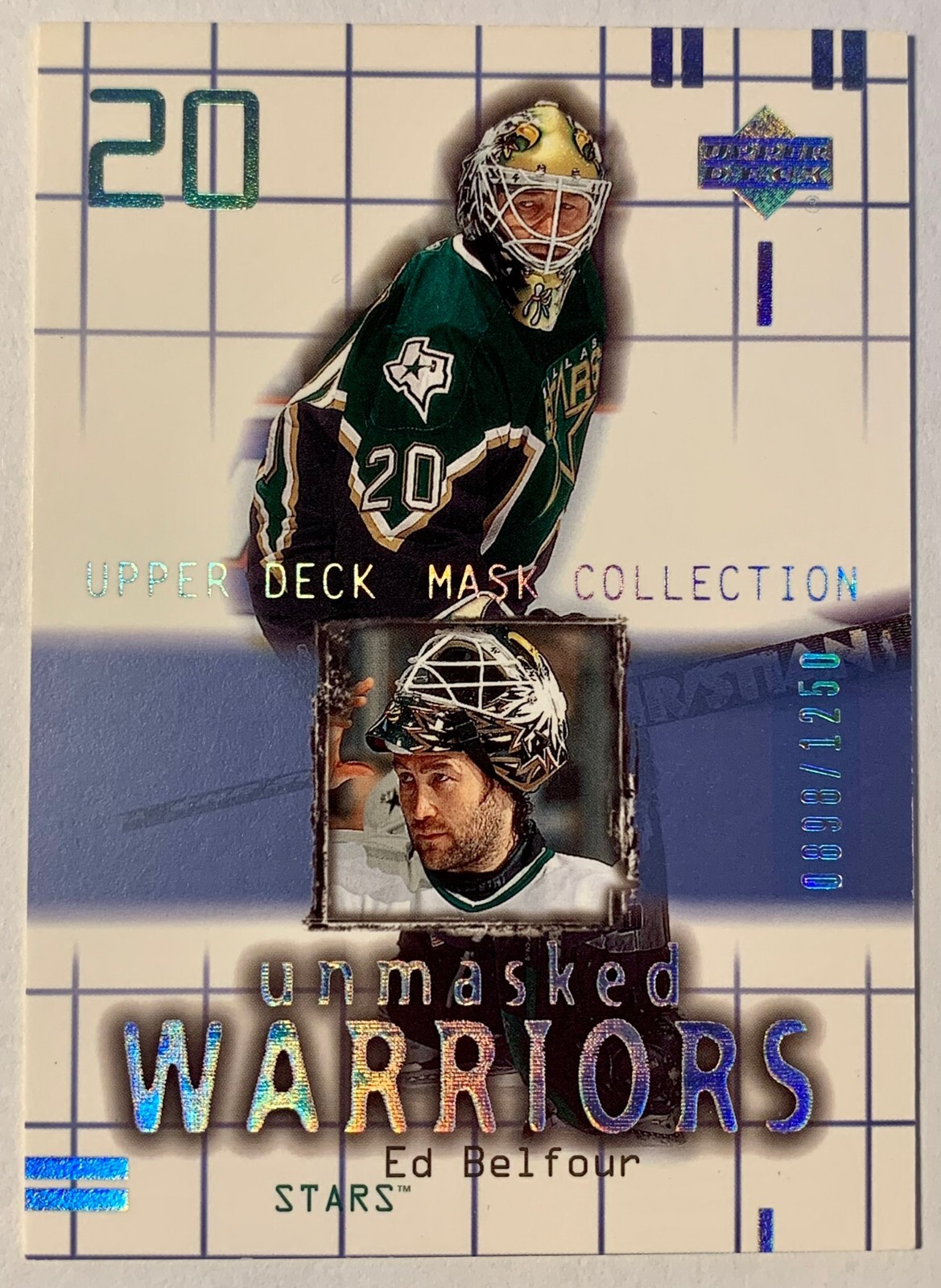 2001-02 Upper Deck Mask Collection - Ed Belfour #176 /1250 for sale ...