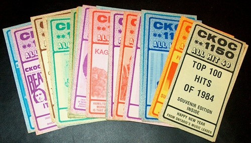 "RARE & HARD To FIND" CKOC 1150 All Hit 40 & 100 Radio Music Charts 29 ...