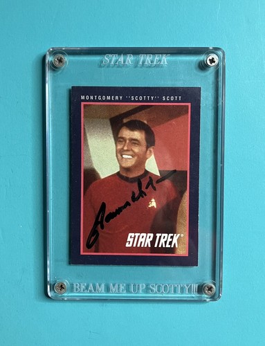 Signed James Doohan (Scotty) Star Trek AUTOGRAPH Card in Special ...