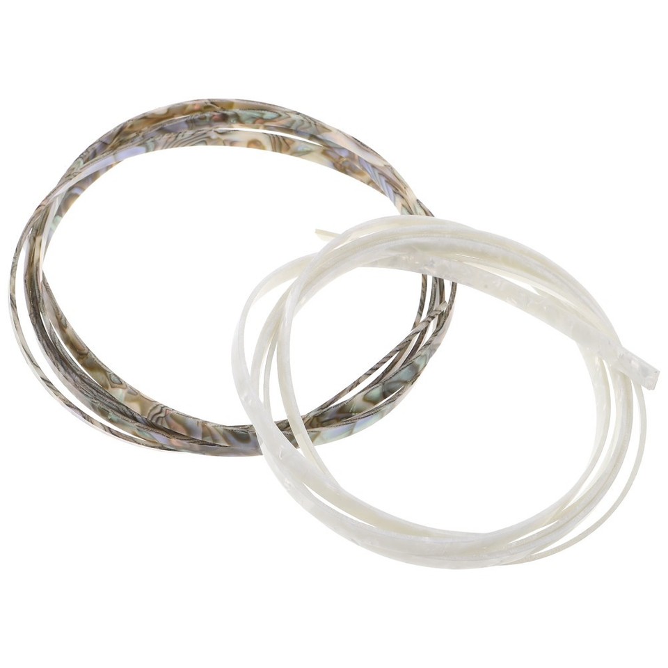 2 Pcs Decorative Guitar Binding Strips, 64.5 Inch Guitar Body Binding ...