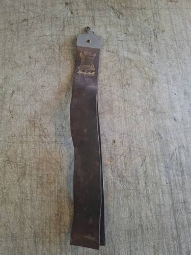 Vintage Antique Ready Shell Leather Strop Strap Razor Barber Knife ...