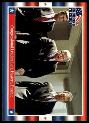 2001 Topps Enduring Freedom #41 Congressional Leaders Lott, Hastert ...