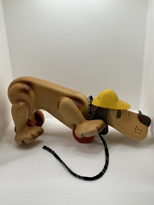 Vintage Hasbro Bloodhound Sherlock Holmes Pull Toy | eBay