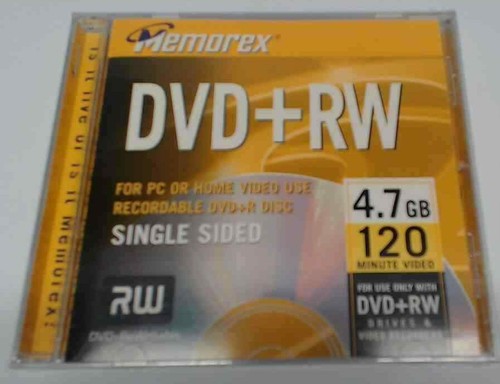 Memorex 4.7GB DVD+RW Media | eBay