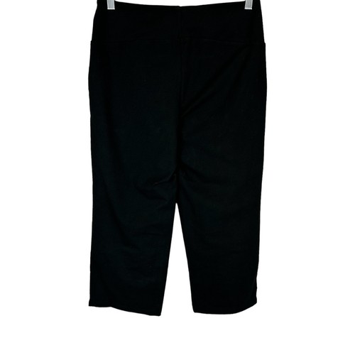 Women with Control Regular Tummy Control Full Leg Crop Pants Black ...