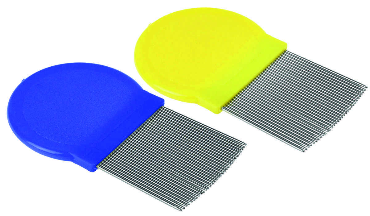 Quality Metal Round Lice Nit Louse Detection Removal Comb Regular Use ...