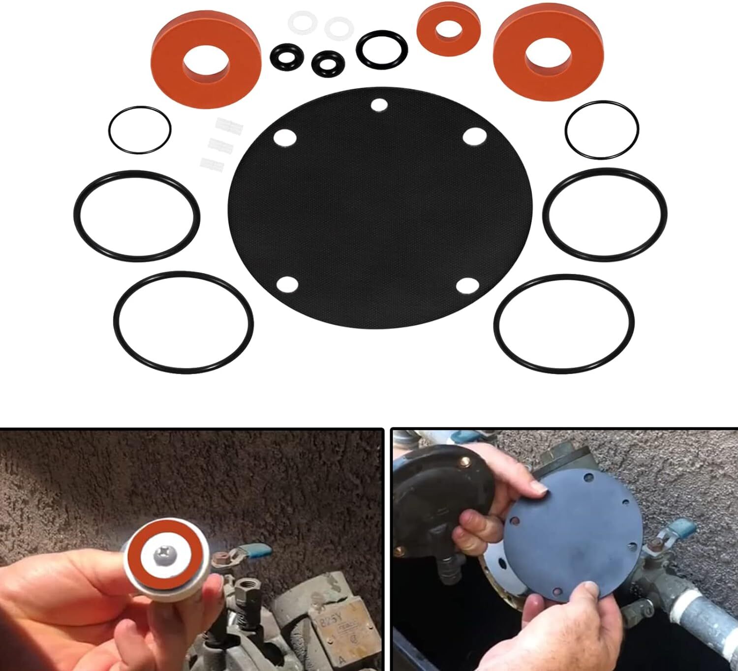 New 905111 Complete Rubber Repair Kit for Febco 825Y, Back Flow 3/4"-1 ...