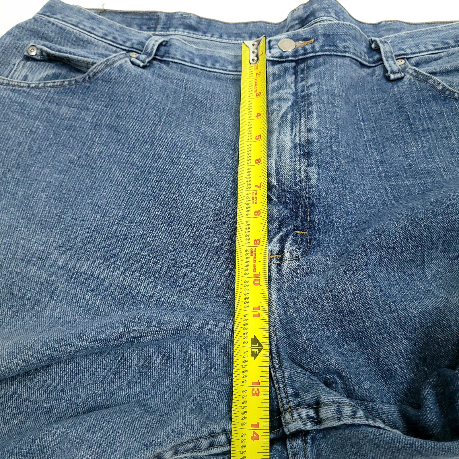 Wrangler Mens Jeans 42 Blue Straight Relaxed Fit Deni… - Gem