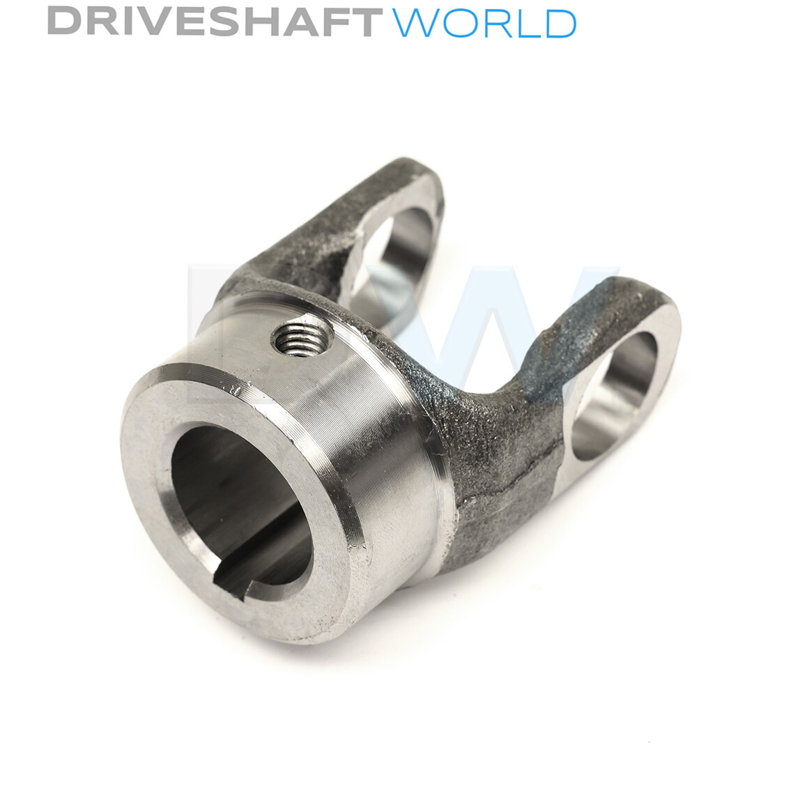 PTO End Yoke 1000 Series Round Bore 1.125 with 0.25 Keyway, Hub 2.000 ...