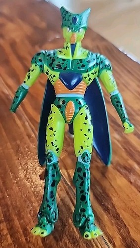 Vintage 2002 DRAGON BALL Z Imperfect Cell 4" Plastic Toy Action Figure ...