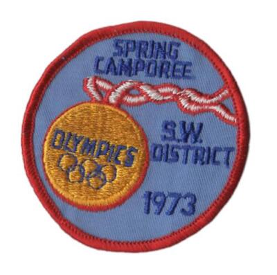 1973 Spring Camporee Olympics District BSA Patch RD Bdr. [VA-5150] | eBay