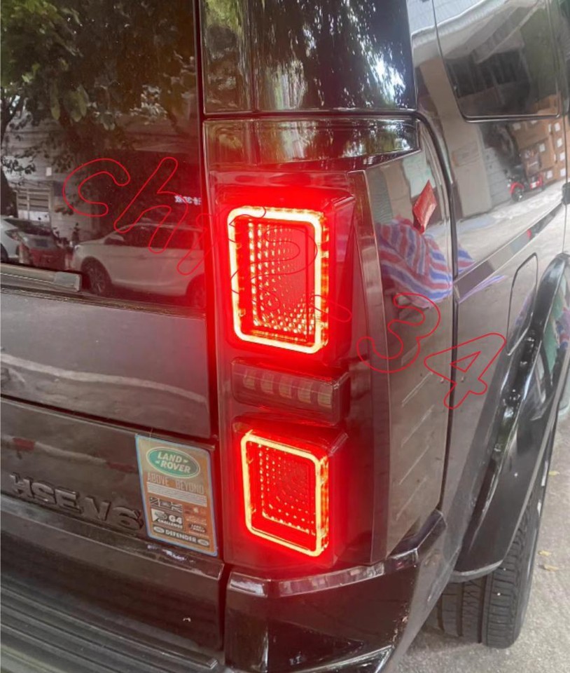pair For Land Rover Discovery LR4 LED Tail Lights Assembly Rear Brake ...