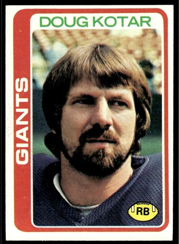 1978 TOPPS DOUG KOTAR B NEW YORK GIANTS #119 | eBay