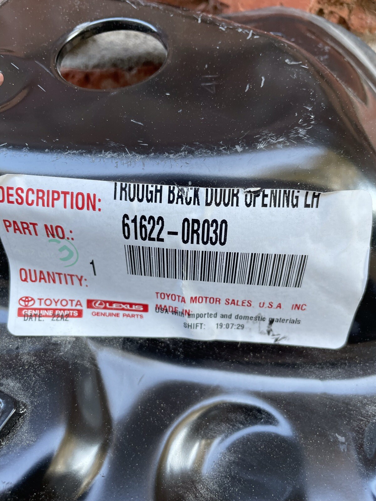 Toyota OEM 13-18 Rav4 Quarter Panel-trough Left 616220R030 for sale ...