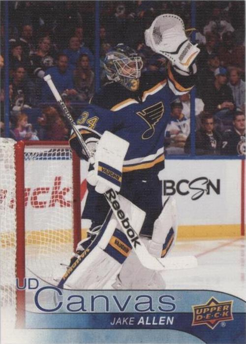 2016-17 Upper Deck - Ud Canvas Jake Allen #C73 for sale online | eBay