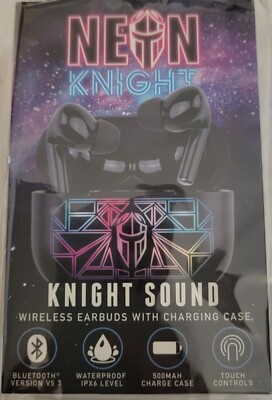 Neon Knight NKTWS Low Latency Wireless Bluetooth(R) Gaming Earbuds 300 Hours NEW | eBay