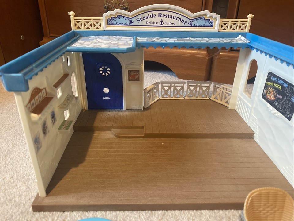 Sylvanian Families Seaside Restaurant , Very Good Condition, Almost ...