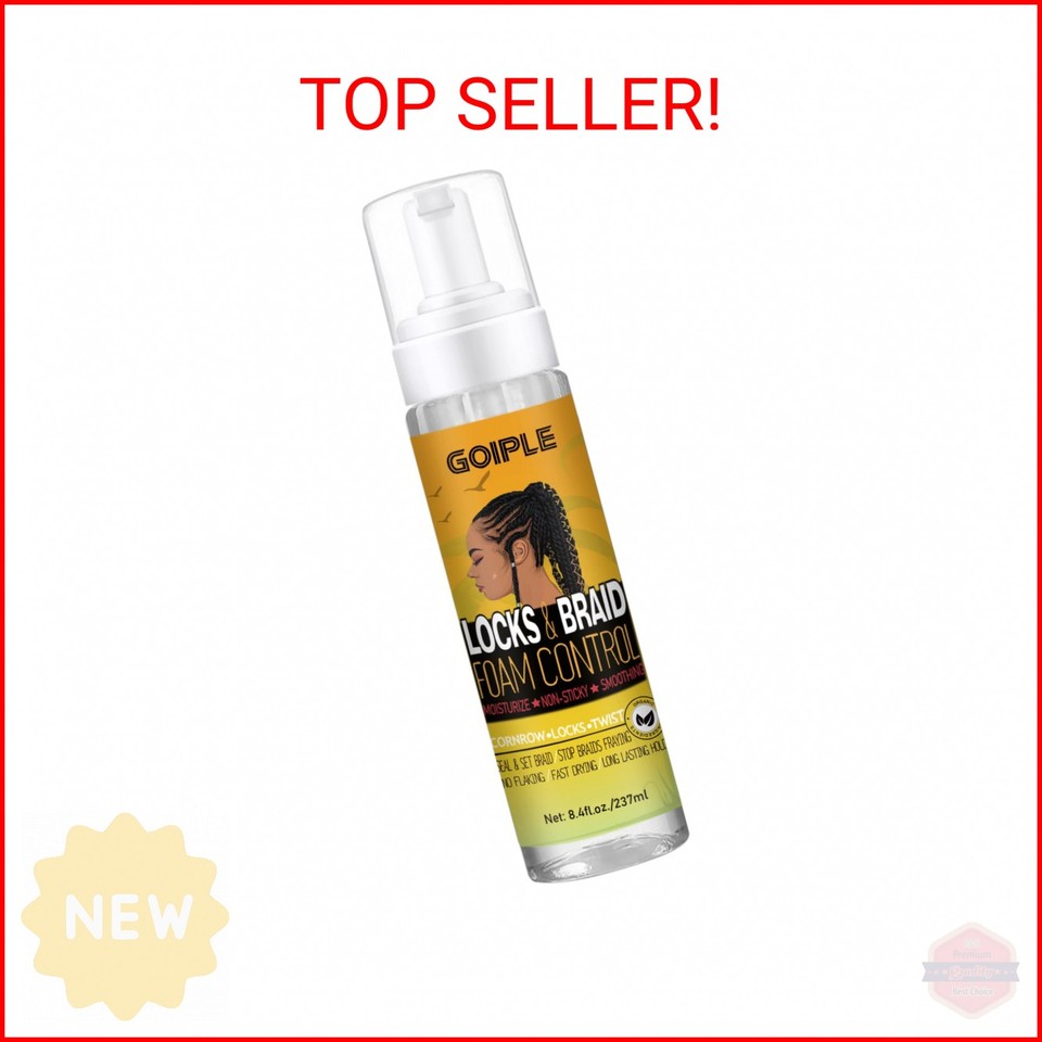 Braid Foam Control Braid Mousse for Braids Twist, Locs, No Flake Extra ...