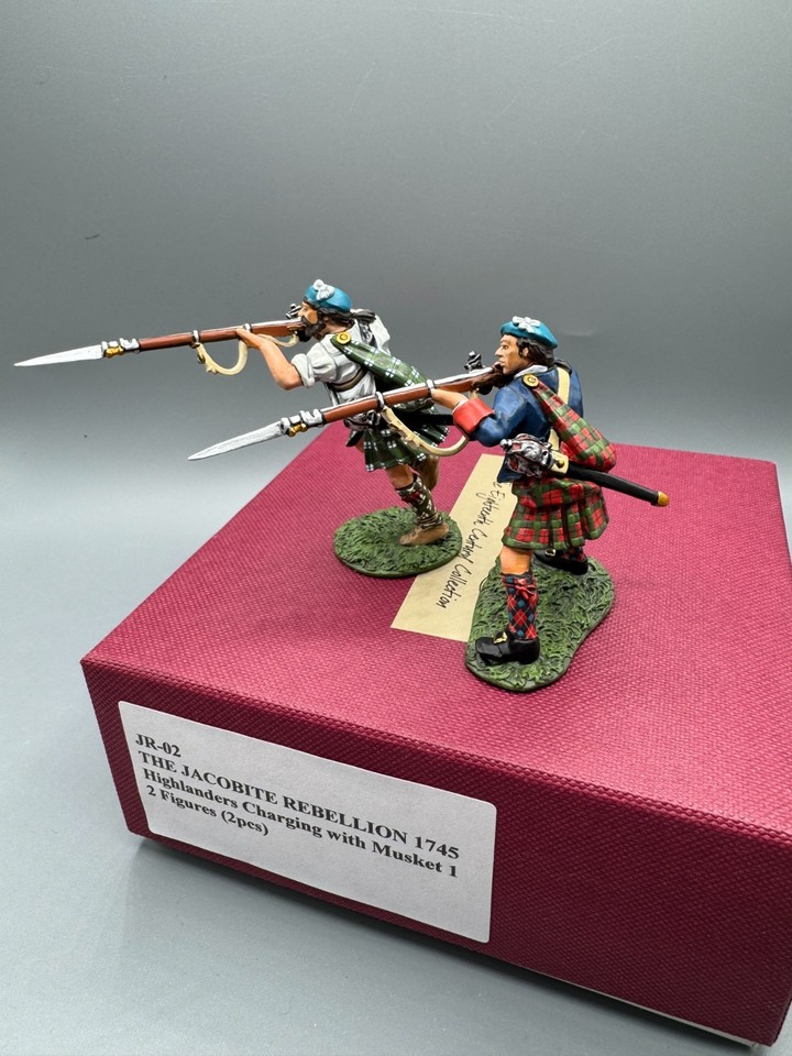 John Jenkins: JR-02 The Jacobite Rebellion Highlanders Charging with ...