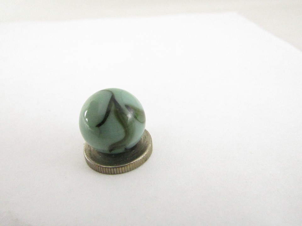 WILD Vintage GREEN CAMO Christensen or ALLEY Tri-Color Swirl Marbles ...