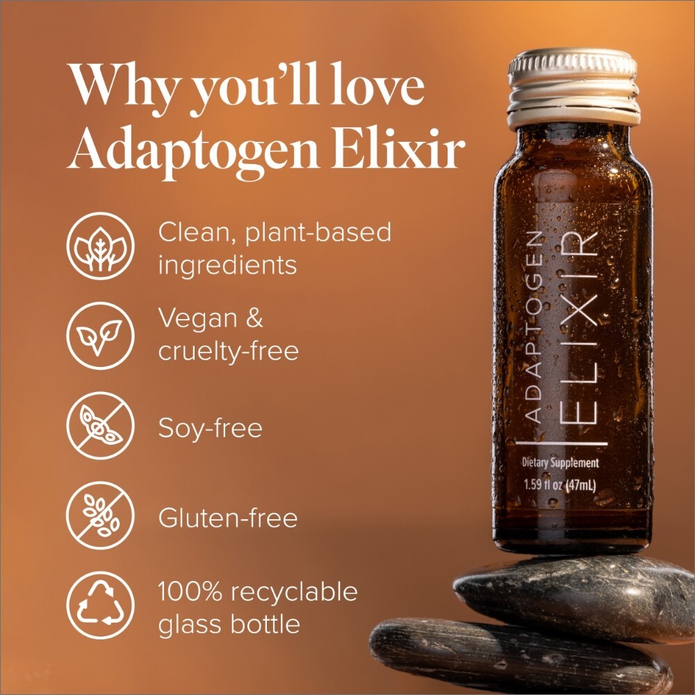 ISAGENIX - Adaptogen Elixir - Supports Stress Relief Supplement - 10 ...