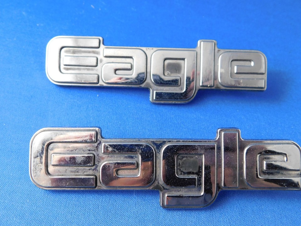 AMC EAGLE CAR EMBLEMS LOT 3 ADVERTISING PARTS REPLACE RESTORE VINTAGE ...
