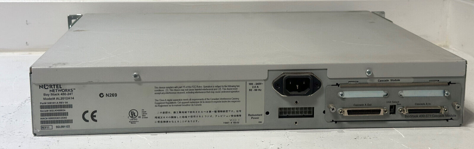 Nortel BayStack 450-24T Switch AL2012A14 | eBay