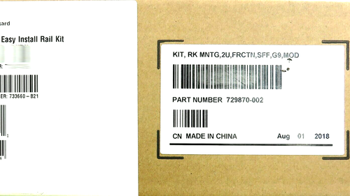733660-b21 HP 2u SFF Easy Install Rail Kit G9 for sale online | eBay