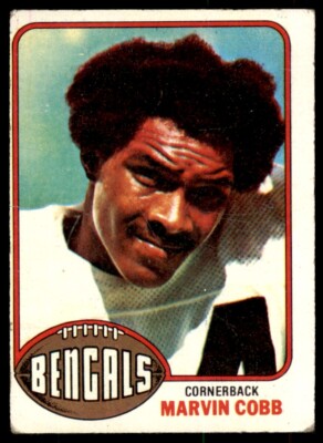 1976 TOPPS MARVIN COBB ROOKIE . CINCINNATI BENGALS #292 | eBay