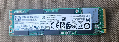 Intel 660P Series 2TB, Internal, 3.1 inch (SSDPEKNW020T8) NVME SSD | eBay