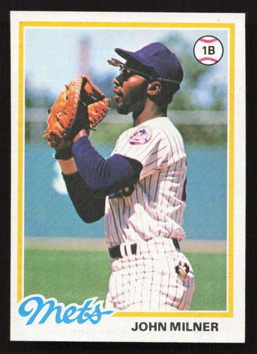 John Milner 1978 Topps #304 New York Mets EX+ {0416 | eBay
