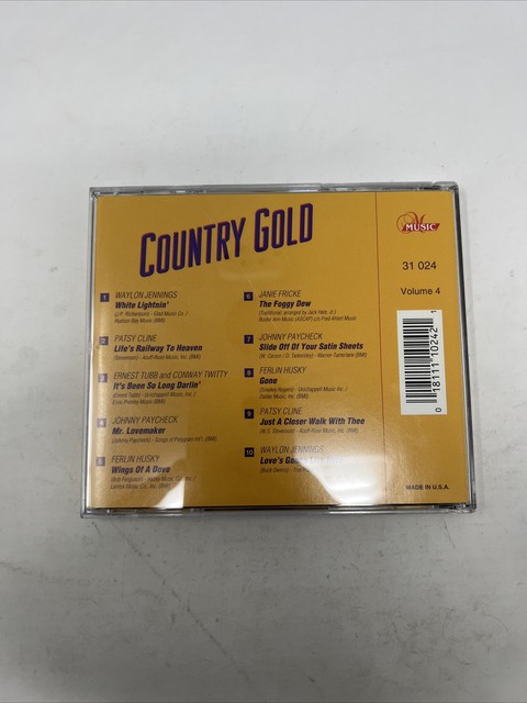 Country Gold Vol 4 Various Good Money Back Guarantee Audio CD Music ...