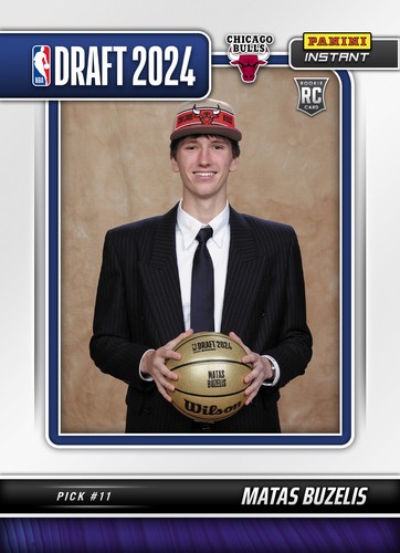 2024-25 Panini Instant Matas Buzelis ROOKIE CARD DRAFT NIGHT Bulls #DN ...