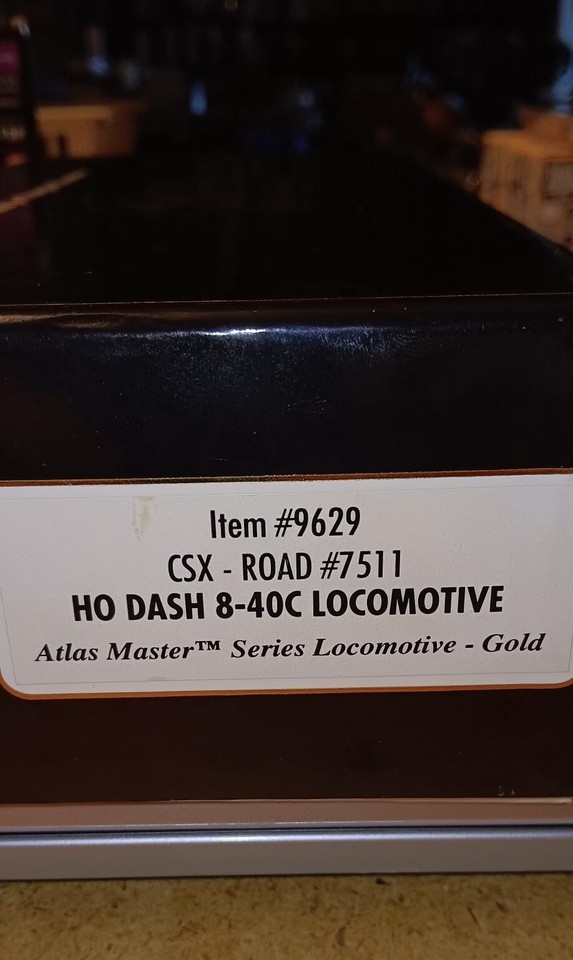 HO Scale Atlas Master Gold CSX Dash 8-40C Stealth Locomotive W/ DCC ...